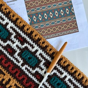 Diamondback Blanket Overlay Mosaic Crochet Pattern - Etsy