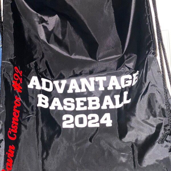 Personalized Name Drawstring Bag Customize Drawstring Custom Gym ...