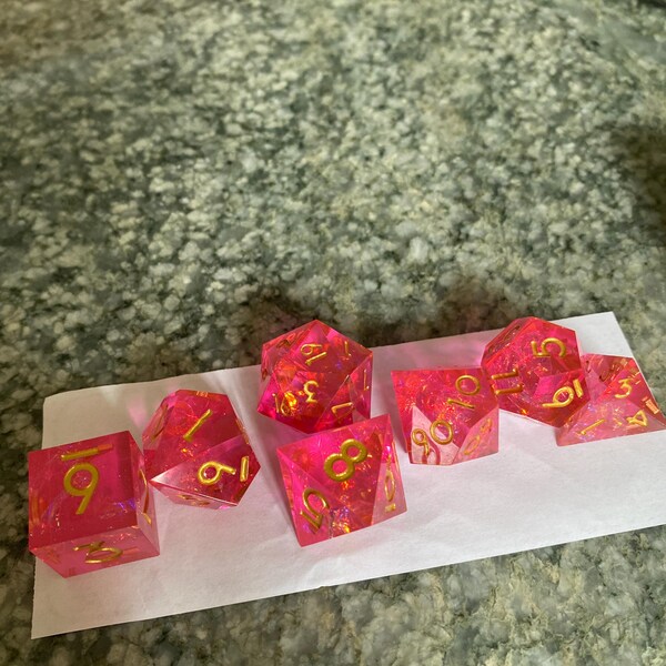 Cat Dice / Baby Demon Cat Dice / Cute Dnd Dice / Baby Demon Cat / Black ...