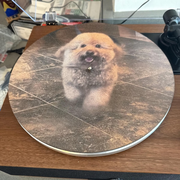 Custom Printed Your Photo Record Player Slip Mat Turn Table DJ Slip Mat ...