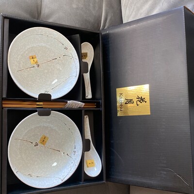 Hand Painted Ceramic Glazed Japanese Dragons Donburi Ramen Udon Noodle ...