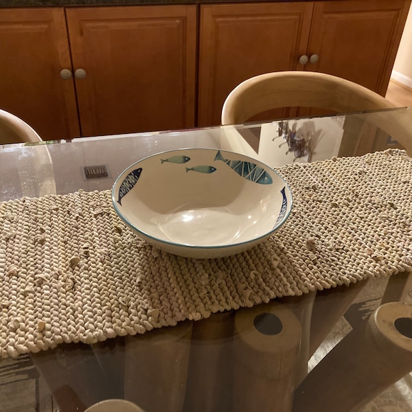 T Shirt Rag Rug, Rainbow Circular Rug, Round, Cottage Chic Decor, Log ...