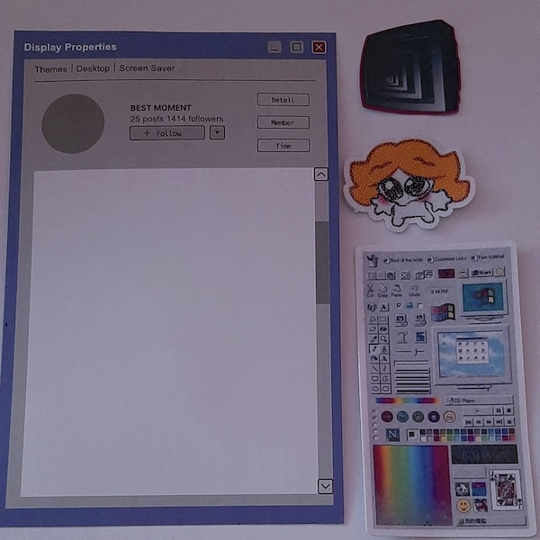Y2k Microsoft Paint Sticker - Etsy
