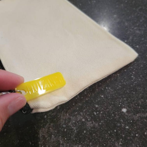 Personalized Small Zipper Tag | Backpack Tag | Lost Tag | Back to ...