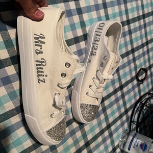 Bridal Party Trainers / Shoes / Converse Iron on Vinyl Transfers ...