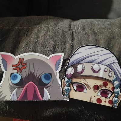 Anime Peeker Sticker Anime Peeking Decal - Etsy