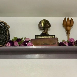 Beautiful and Colorful African Woman Bust Statue.female Figur African ...