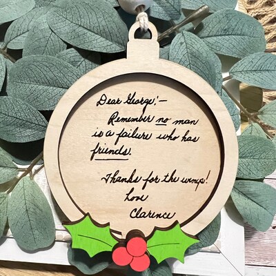 It's A Wonderful Life Christmas George Lassos Moon Print, George Bailey ...