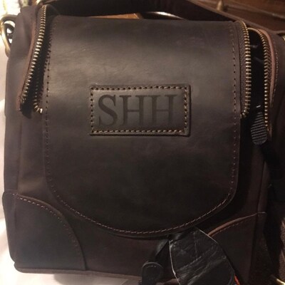 Personalized Rustic Leather Camera Bag, Multipurpose Men's Leather Bag ...