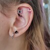 16G Little Vintage Bug Piercing #rook, Curved Barbell Cartilage ...