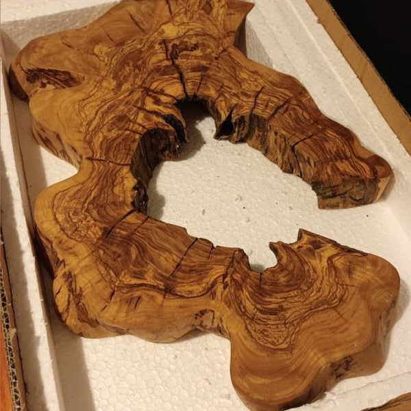Large Olive Tree Root Sheet , Live Edge Root Slice With Which You Can ...
