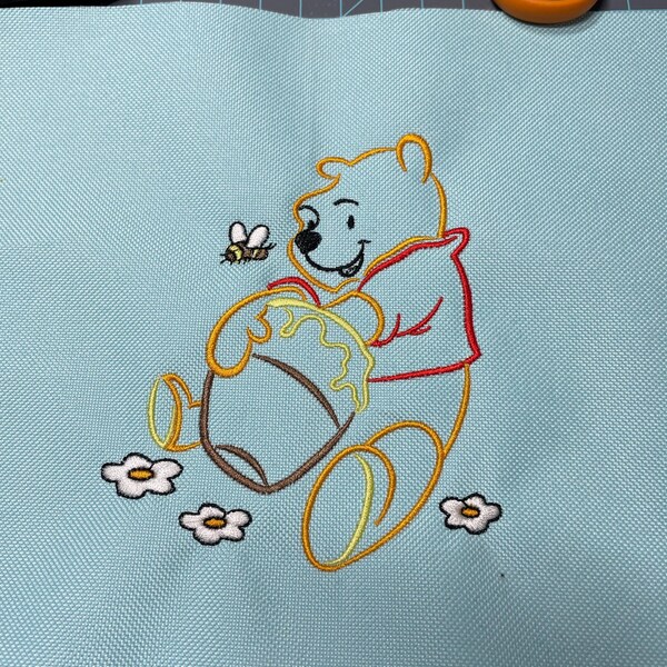 Honey Bee Pot Bear Embroidery Designs, Oh Bother Pooh Bear Embroidery ...