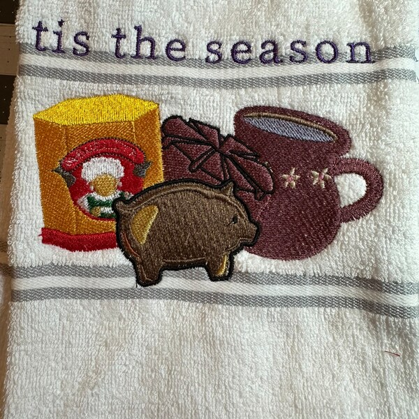 5x7 DST Tis the Season FILE | Digital Embroidery File| Mexican Bread ...