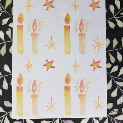 Stars Watercolor Clip Art Set Hand Painted Stars Watercolour - Etsy