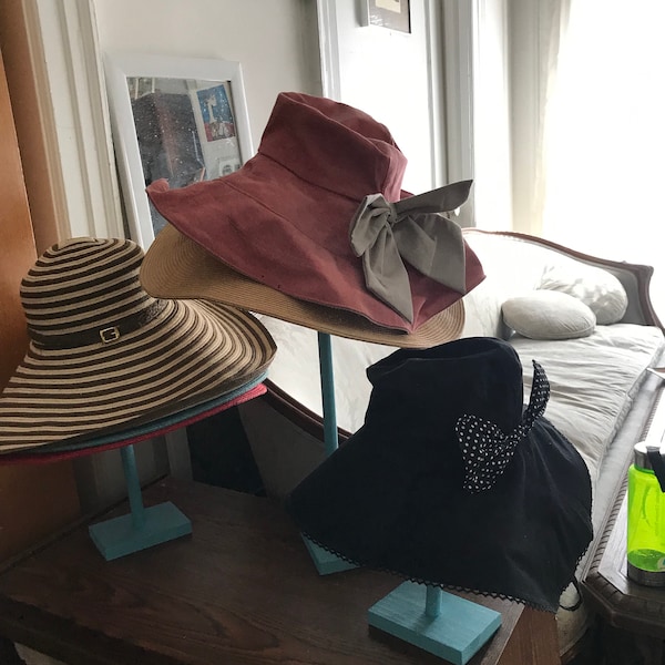 Hat Display Stand / Wooden Hat Stand / Collapsible Hat Display / HT002 ...