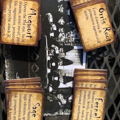 HERBAL Apothecary & Spell Jar Labels for Witches. Wiccans, Pagans ...