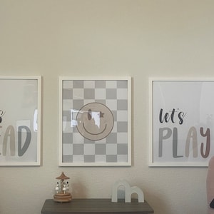 It's Cool to Be Kind, Set of 3 Printable, Kid Room Wall Art, Pink Green ...