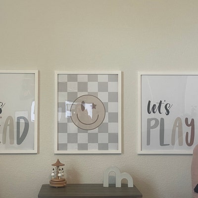 It's Cool to Be Kind, Set of 3 Printable, Kid Room Wall Art, Pink Green ...