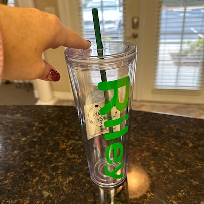 Starbucks Acrylic Tumbler, Custom Starbucks Tumbler, 24oz or 16oz ...