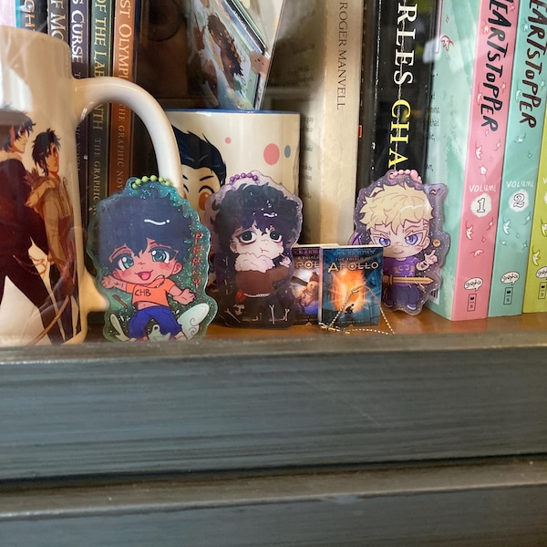 Sons of the Big Three Keychains (percy Jackson, Jason Grace, Nico Di ...