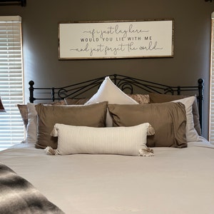 You Make It Easy Wood Sign Master Bedroom Sign Above Bed | Etsy