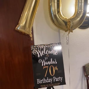 Reserved 8x10 Printable Table Sign Birthday Retirement - Etsy