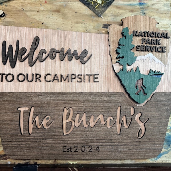 National Park Service Welcome Sign Svg, National Park Hiker Gift, NPS ...