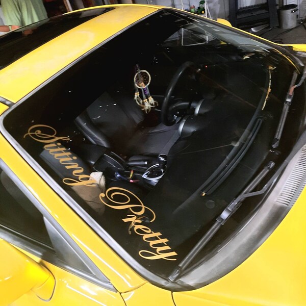 HOLLER BOY 22 Windshield Vinyl Decal Sticker Diesel Truck Boys Lifted ...