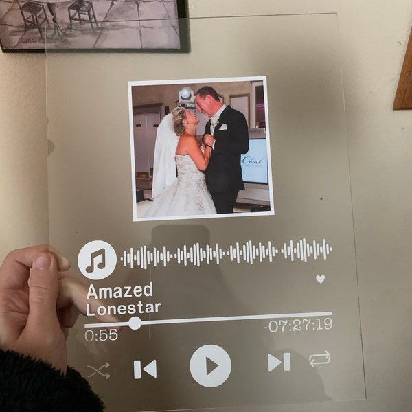 Personalized Music Album Cover With QR Code for Anniversary, Birthday ...