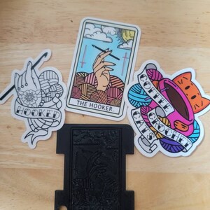 The Collector Tarot Card Vinyl Sticker Funny Yarn Gift | Etsy