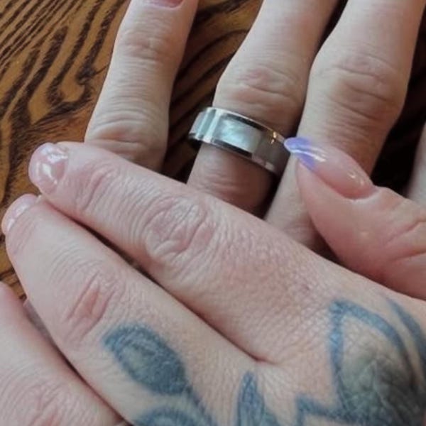 Red Ruby Ring, Rose Gold Red Ruby German Glass Wedding Tungsten Carbide ...