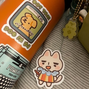 Funny Bunny Vinyl Stickers Die-cut Matte Vinyl Sticker 3 - Etsy