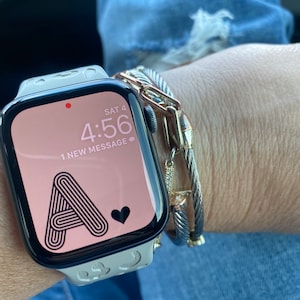 Initial Apple Watch Wallpaper, Letter Apple Watch Wallpaper, Apple ...