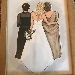 Mother of the Bride Illustration/ Mother of the Groom - Etsy