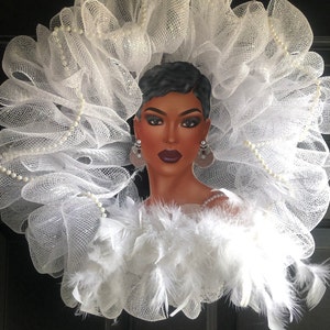 Beauty Diva Bundle Diva Head Canvas Diva Head Wreath Black Woman Art ...