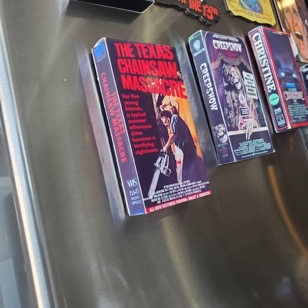 Mini Horror VHS Magnets | Horror Movie Magnets | Cult Classics | 80’s ...