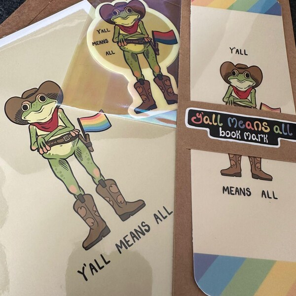 LGBTQ PRIDE PRINT Cute Lgbt Cowboy Frog Flash Art Print 8x10 or 5x7 - Etsy