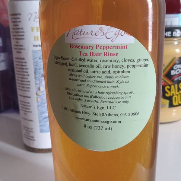 Rosemary & Peppermint Tea Rinse - Etsy