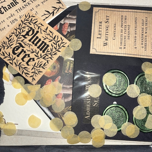 Witchy Letter Writing Set With Wax Seals | Stationery Set | RPG ...