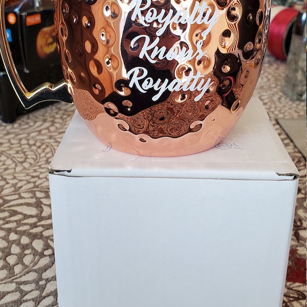 Personalized Moscow Mule Mug | Custom Hammered Copper Mug | Customized ...