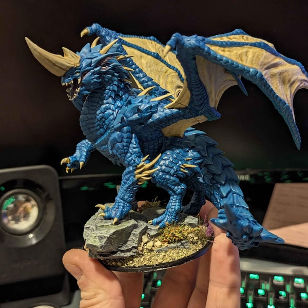 Water Leviathan 3d Printed Miniature for Tabletop Rpgs|dungeons and ...