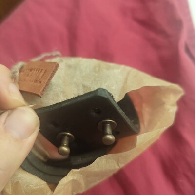 Leather Keychain, Leather Key Holder, Triangle Key Fob, Small Coin ...