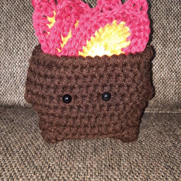 Dumpster Fire Coaster Set Crochet Pattern (digital Download) - Etsy