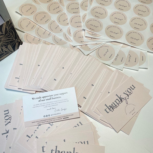 White Matte Logo Stickers, Custom Round or Square Labels, Envelope ...