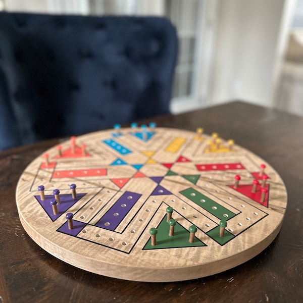 Fast Track (18" or 24") Maple (amishcountry) Game Board W/cards ...