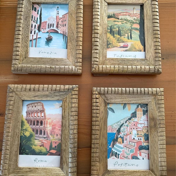 Italy Prints Set of 6 PRINTABLE Wall Art, Positano Amalfi Venice Rome ...