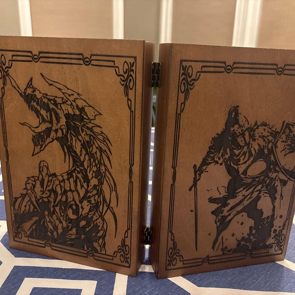 Custom Wooden Dnd DM Screen | Personalized Dungeon Master Gift ...
