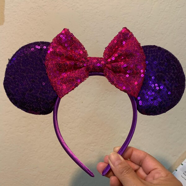 Minnie Mouse Ears, Disney Ears for Adults and Kids, Minnie Ears ...