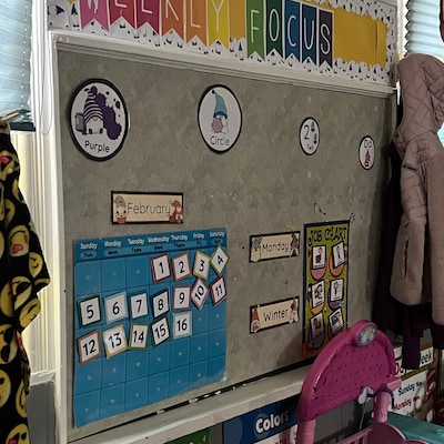 Gnome Name Tags editable in Canva - Etsy