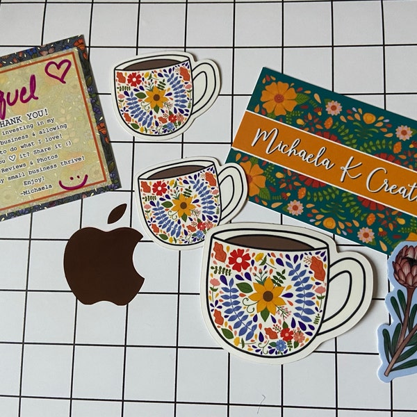 Coffee Cup Sticker | Stickers for Hydroflask | Laptop Sticker | Gift ...